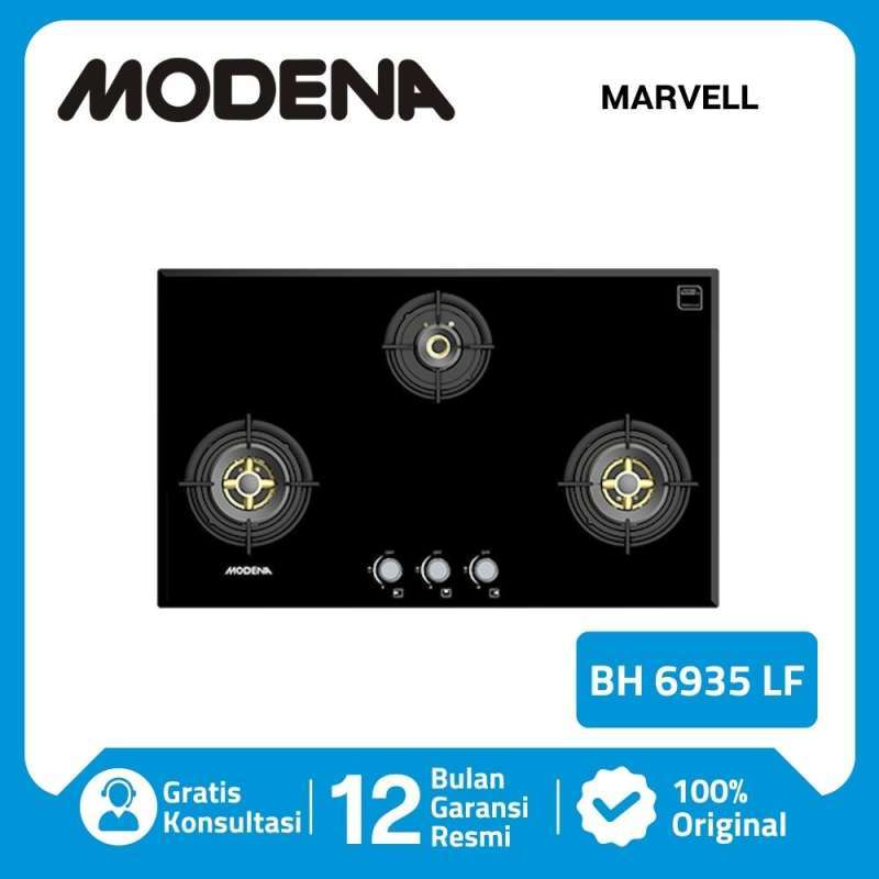 Jual MODENA BH 6935 LF KOMPOR TANAM GAS HOB 3 TUNGKU ORIGINAL di Seller ...