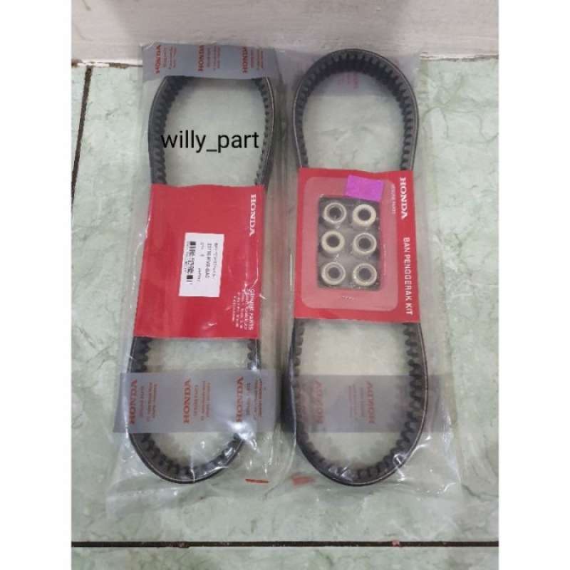 Jual Tahun Ini Aja Kak Vanbelt/ Vanbel / Fanbel/v-belt Set + Roller Motor Honda Beat Pop/hond ...