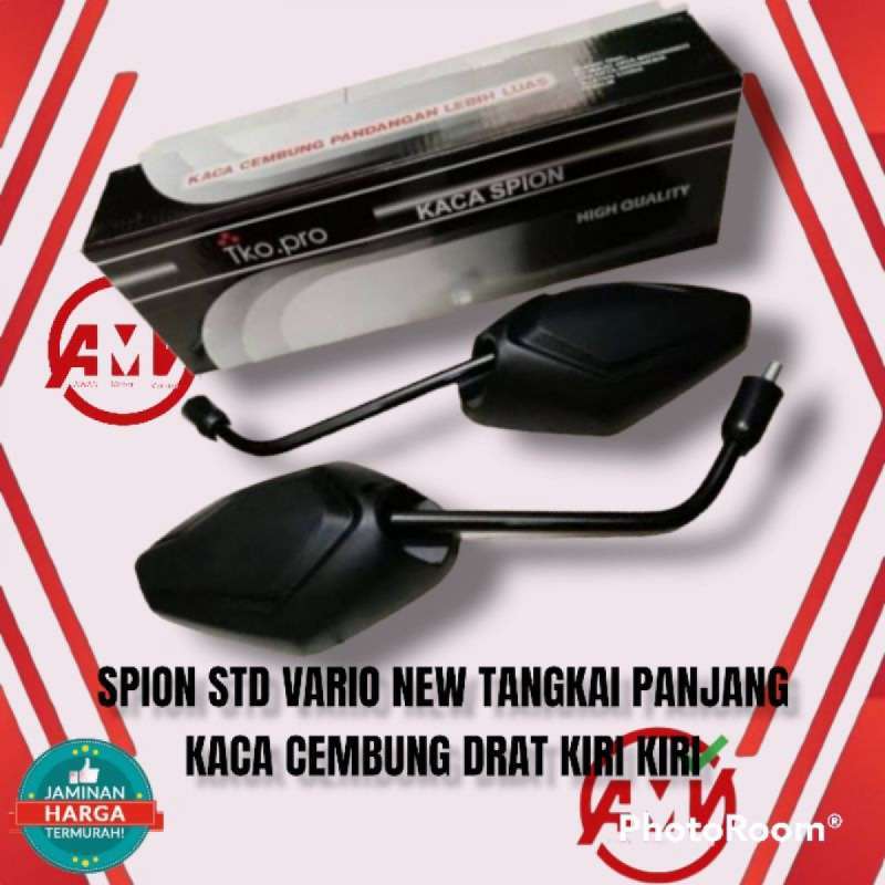 Jual SPION MOTOR STANDAR VARIO NEW HONDA TANGKAI PANJANG 2 PCS di ...
