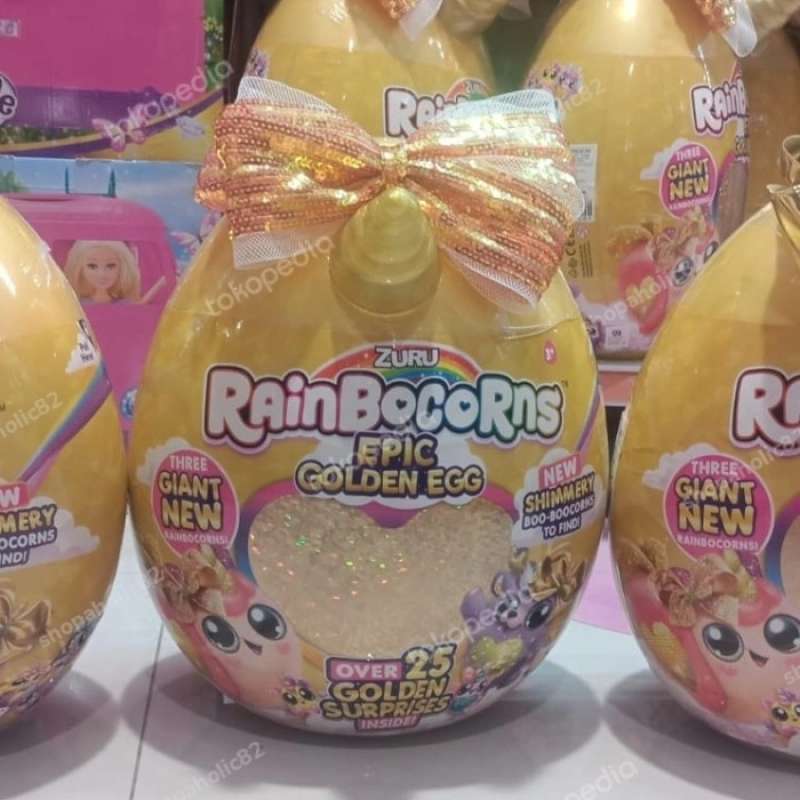 Jual Raimbocorns Zuru Big Bow Epic Golden Egg Shimmery Bo Boo Corn di ...