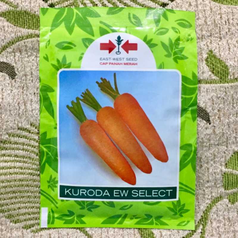 Promo 25 gram Benih Bibit Wortel KURODA cap Panah Merah kemasan asli ...