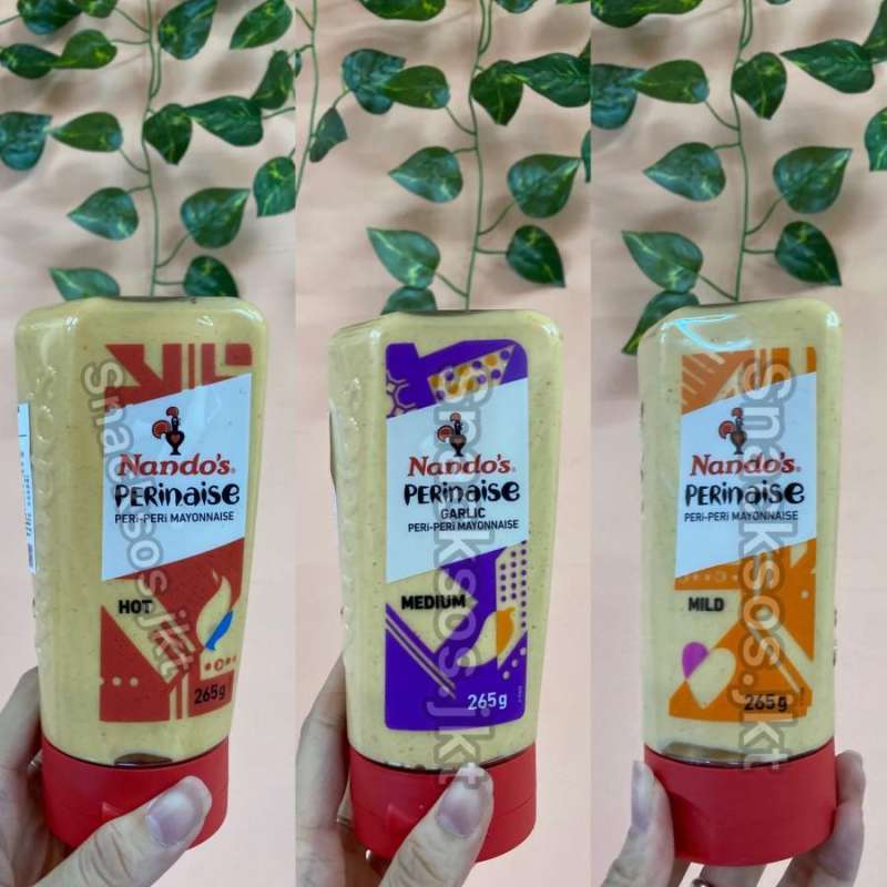 Jual NANDOâ S PERI PERI GARLIC MAYONNAISE PERINAISE MAYO NANDOS HOT ...