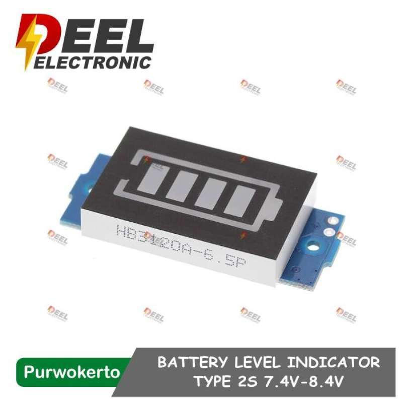 Jual BATTERY LEVEL INDICATOR MODULE TYPE 2S 7.4V - 8.4V FOR BATTERY ...