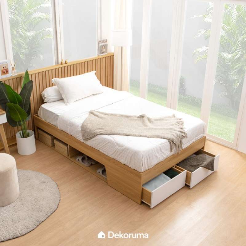 Promo Dekoruma KATO Dipan Tempat Tidur - Ranjang Kasur Super Single 120 ...