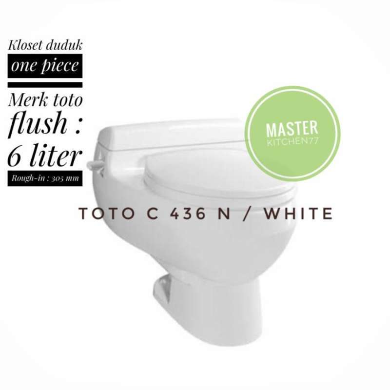 Jual Closet Toto C 436 N Putih | One piece di Seller MASTER KITCHEN77 - Kota Jakarta Barat, DKI ...