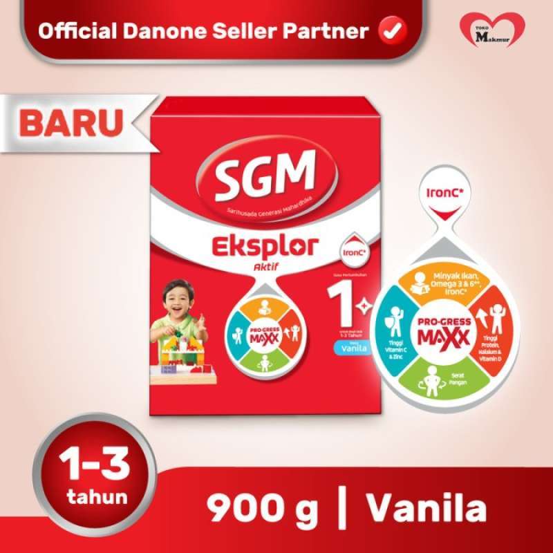 Jual Sgm Eksplor Aktif 1+ Vanila Box - 900gr Di Seller Mon Baby - Trisari-2, Kab. Grobogan | Blibli