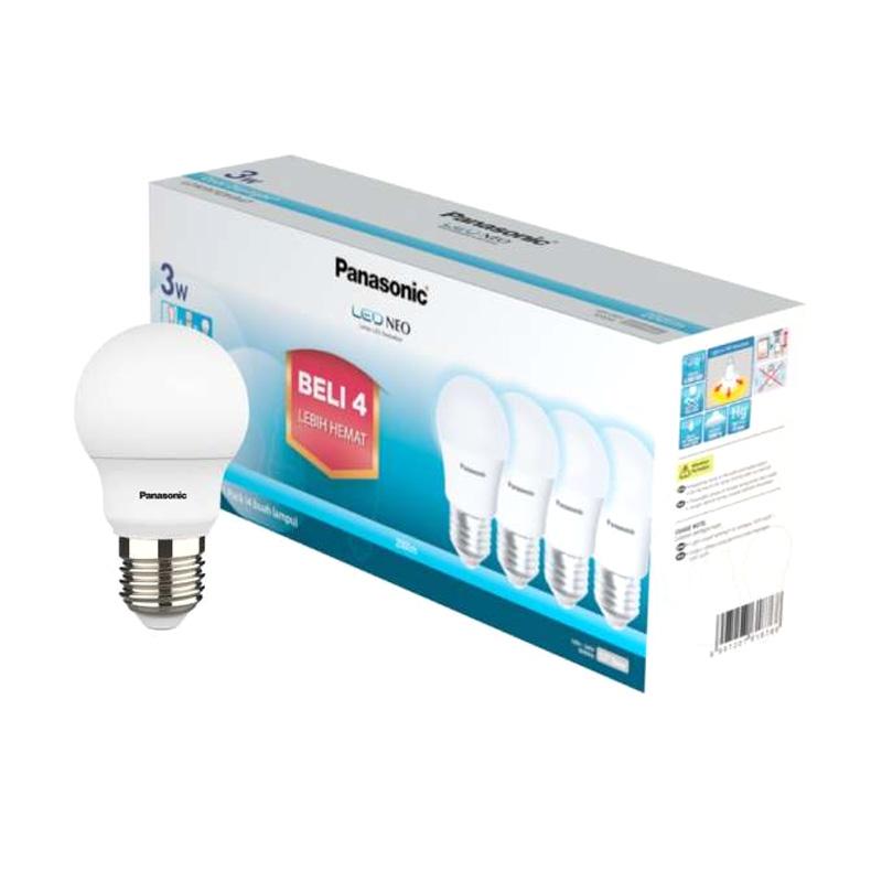 Jual Panasonic Neo 3W/CD Lampu LED Bulb [4 pcs] di Seller DiamondStore ...