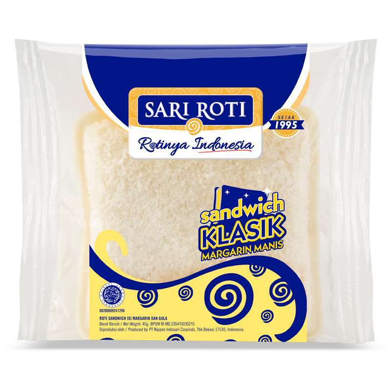 Jual Sari Roti Sandwich Klasik Margarin Gula [40 g] di Seller Alfamart ...