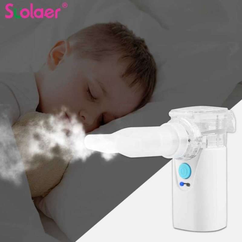 Promo Nebulizer Inhaler Alat Terapi Uap Pernafasan Asma Pilek Bayi ...