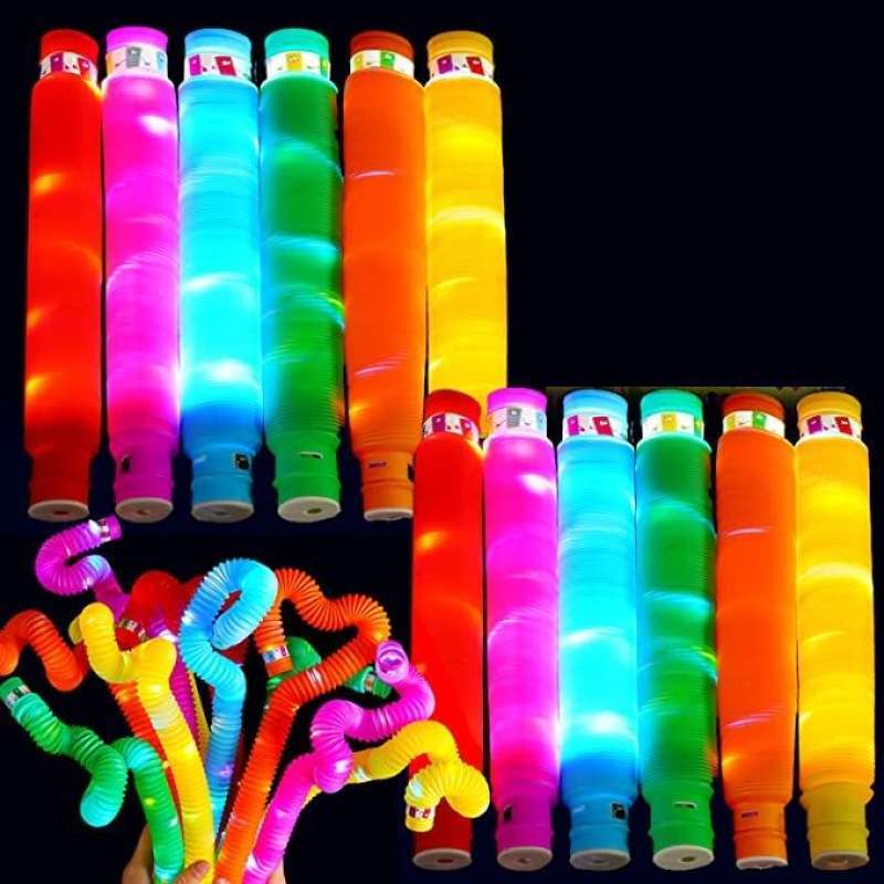 Jual MAINAN VIRAL PIPA LED LIGHT UP POP TUBES POP PIPES MAINAN ANAK ...