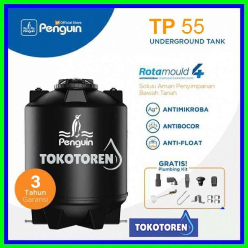 Promo Toren Air Tanam Penguin Tp 55 (500L) Underground Tank Garansi Resmi Diskon 15% di Seller ...