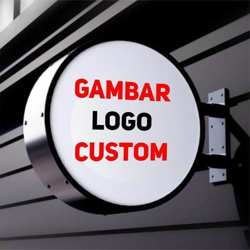 Jual Neon Box Bulat Akrilik Dua Sisi 40 Cm Custom - LED di Seller SAIRA ...