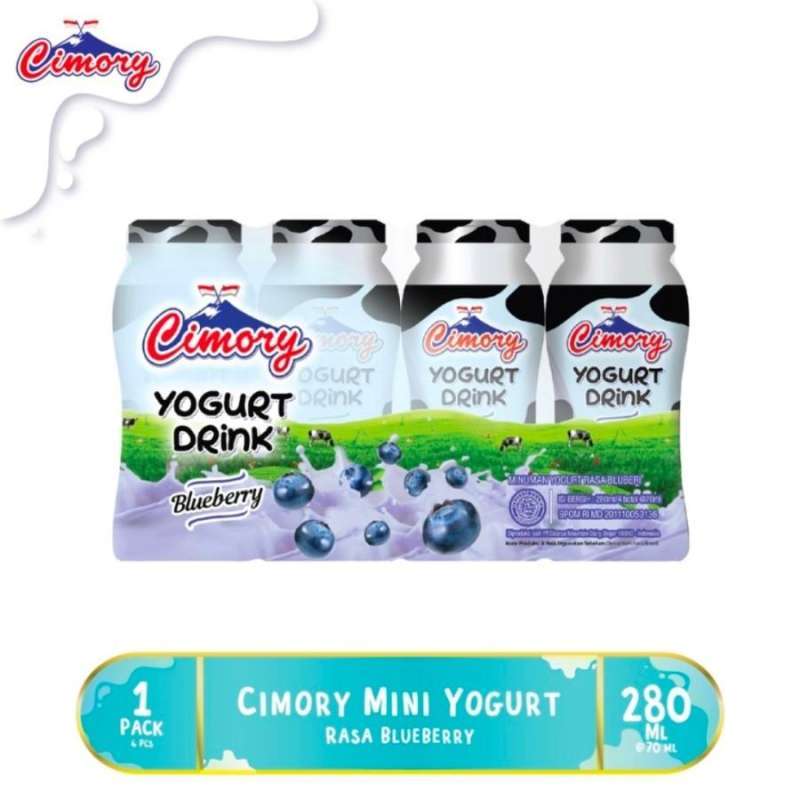 Jual CIMORY YOGURT DRINK MINI BLUEBERRY 70 ML sameday instan only di ...