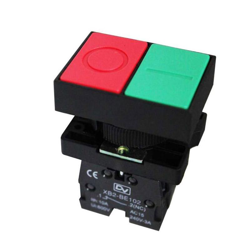 Promo Dv 22m Xb2-el8325 Plastik Double Push Button Perkakas Listrik ...