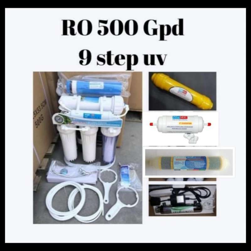 Jual Mesin RO 500 GPD 9 Step Merk AQUAFILT di Seller Mega Tehnik glodok ...