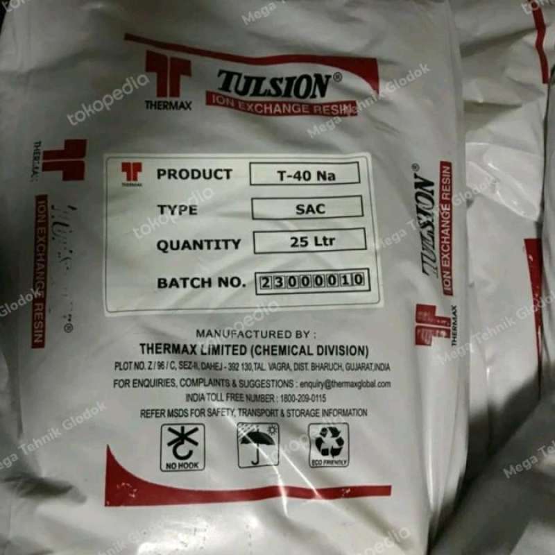 Jual Resin Cation Tulsion T40Na Resin Cation Filter Air Softener di ...