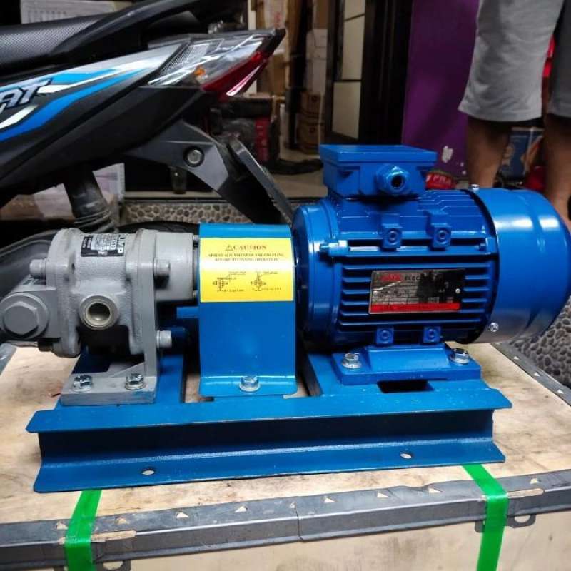 Jual Pompa Oli Gear pump GL 13-10 + Motor 1hp 380v 3ph pompa Cairan oli ...