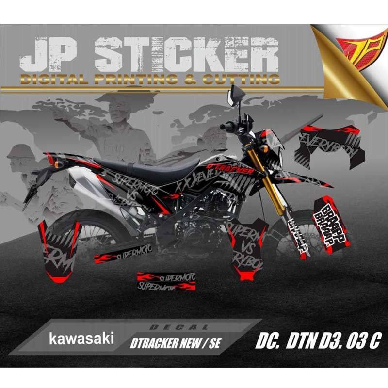 Jual JP sticker NEW D3 03C Full Body Decal Sticker Motor for Kawasaki ...