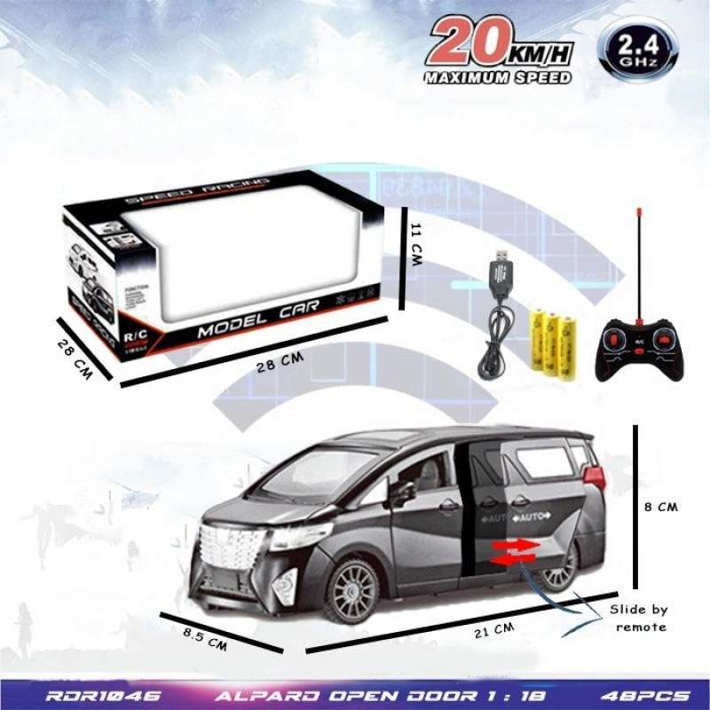 Promo RC Alphard Pintu Otomatis Mobil Remote Control 1:18 Diskon 30% di ...