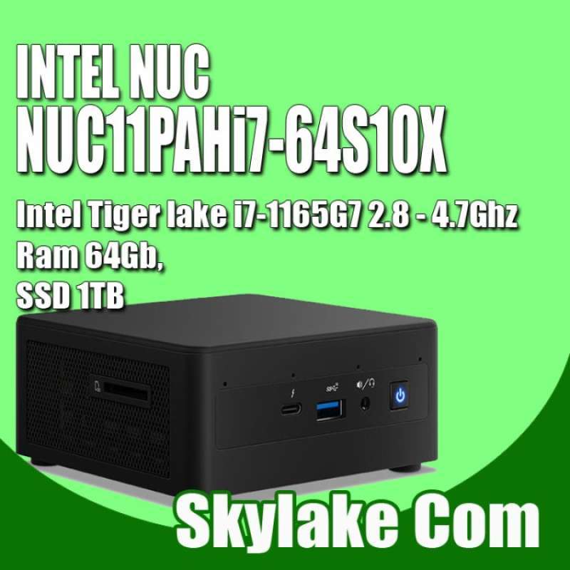 Promo INTEL NUC11PAHi7-64S10X (RAM 64GB SSD 1TB CORE I7) / NUC11 ...