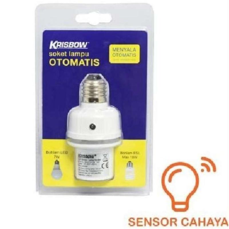 Jual Krisbow Soket Lampu Otomatis Sensor Cahaya di Seller Benzavier ...