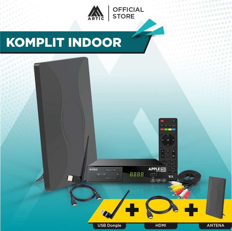 Jual Set Top Box Matrix DVBT2 STB Antena Converter TV Tabung Analog ...