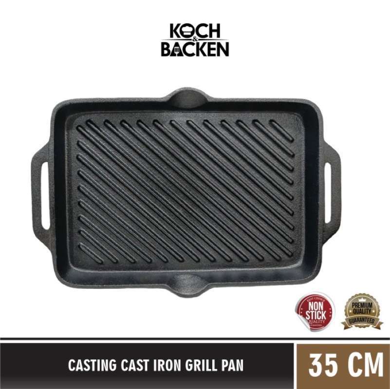 Promo KOCH&BACKEN Grill Cast Iron Panggangan Besi Cor Casting Iron Pan ...