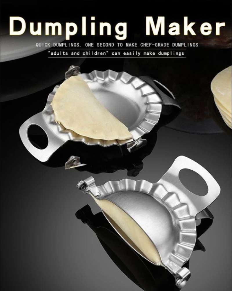 Jual Cetakan Pangsit Kuotie Gyoza Dumpling Mold Pie Stainless Steel Di ...
