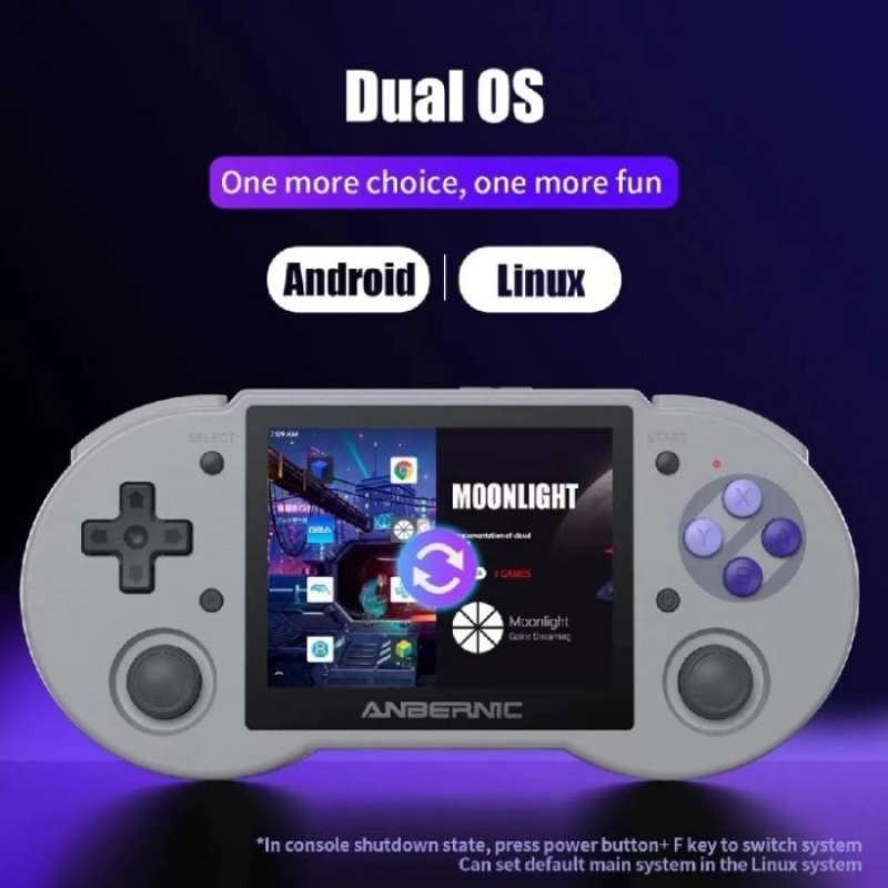Promo ANBERNIC RG353P 64GB - Dual Mode Emulator Retro Game Handheld ...