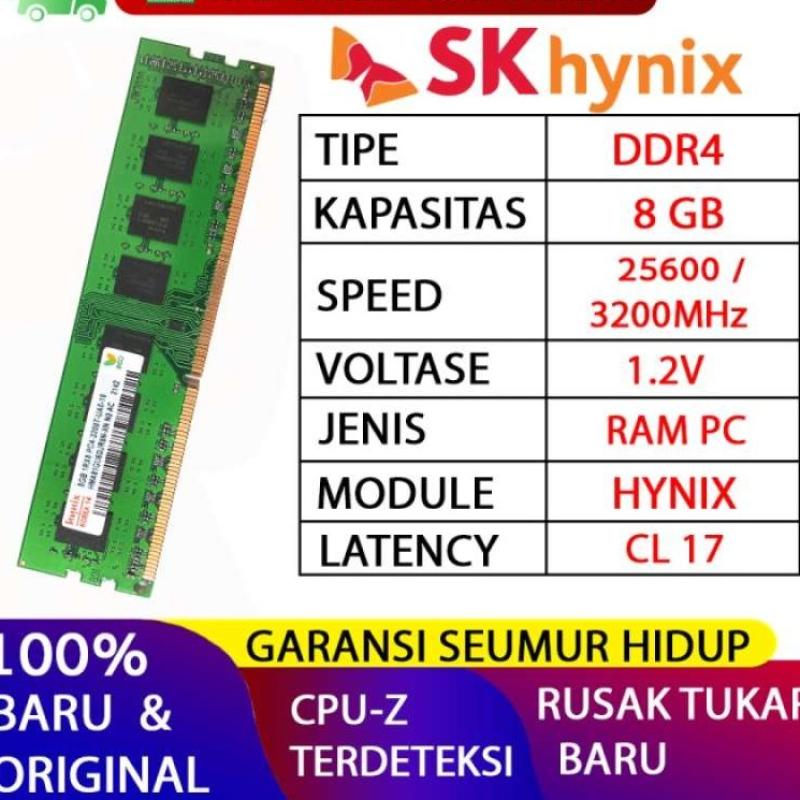 Promo RAM PC HYNIX DDR4 8GB 25600 / 3200 MHz ORI RAM PC DDR4 8GB 3200 ...