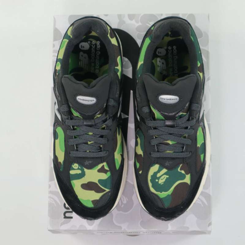 Jual New Balance 2002r Bape Black Green Camo Di Seller Monkey Shoes ...