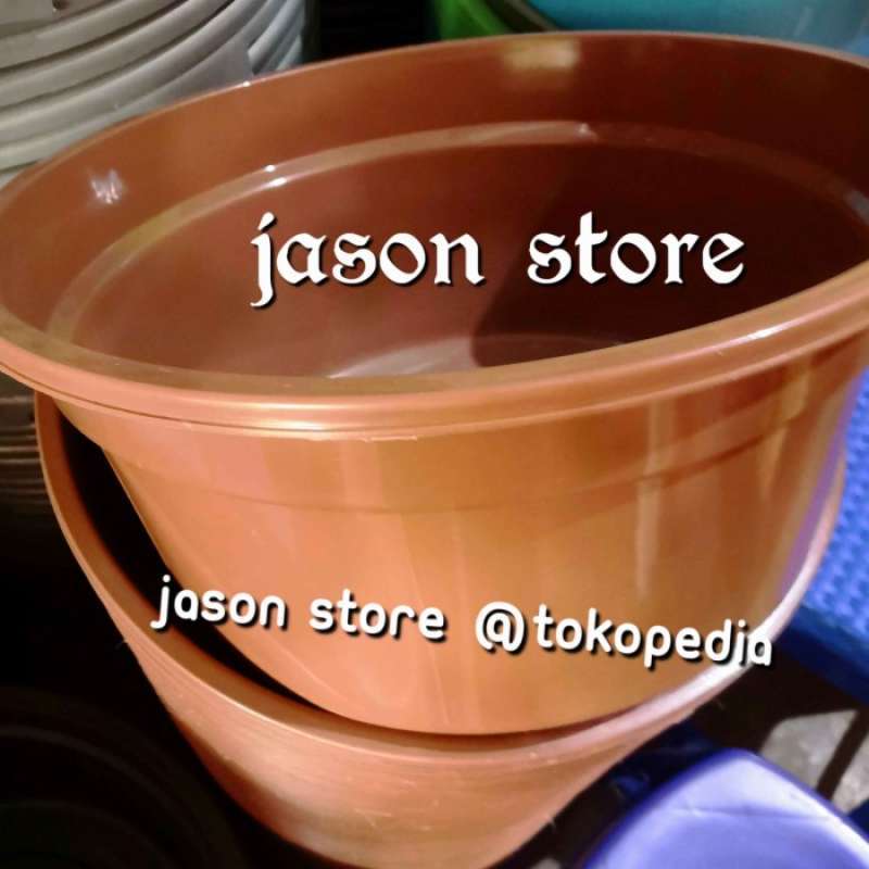 Jual bak bulat coklat no.20/bak cuci warna coklat/bak air bulat/bak ...