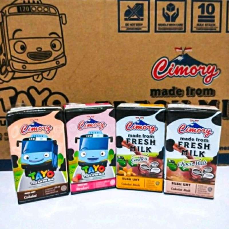 Jual CIMORY Susu UHT m/w Fresh milk 125 ml x 40 pcs ( 1 karton ...