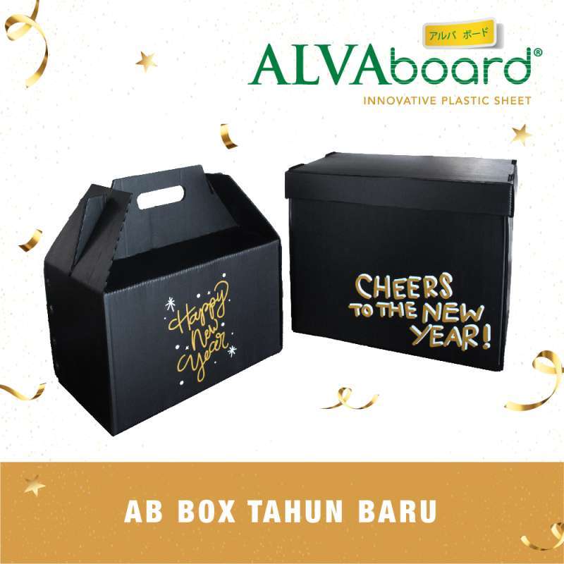 Promo Alvaboard Box Spesial Tahun Baru, Packaging Hampers, Dus Sembako ...
