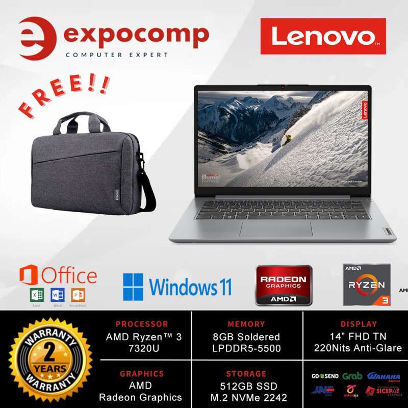 Jual Lenovo Ideapad Slim Amn Nid Ryzen U Gb Gb Win Grey Di Seller Expocomp