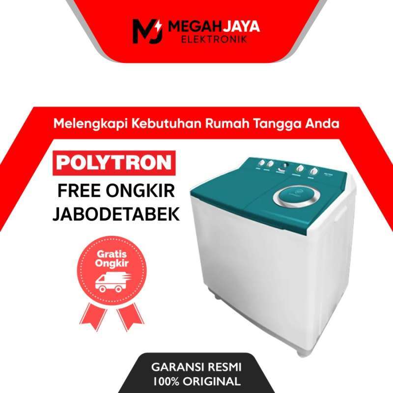 Jual FREE ONGKIR* POLYTRON MESIN CUCI TWIN TUB 2 TABUNG PWM 1401 (14 KG ...