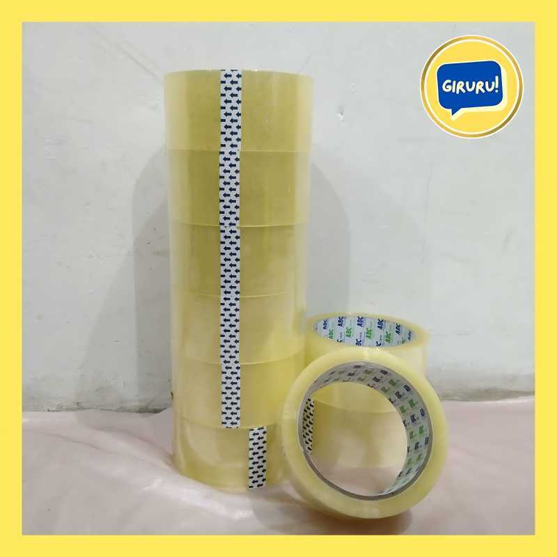 Jual Lakban Bening ABC / Isolaasi / Selotip / Lakban ABC Tape di Seller ...