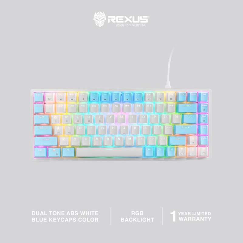 Jual Rexus Keyboard Gaming Mechanical Daxa M84 Classic di Seller ...