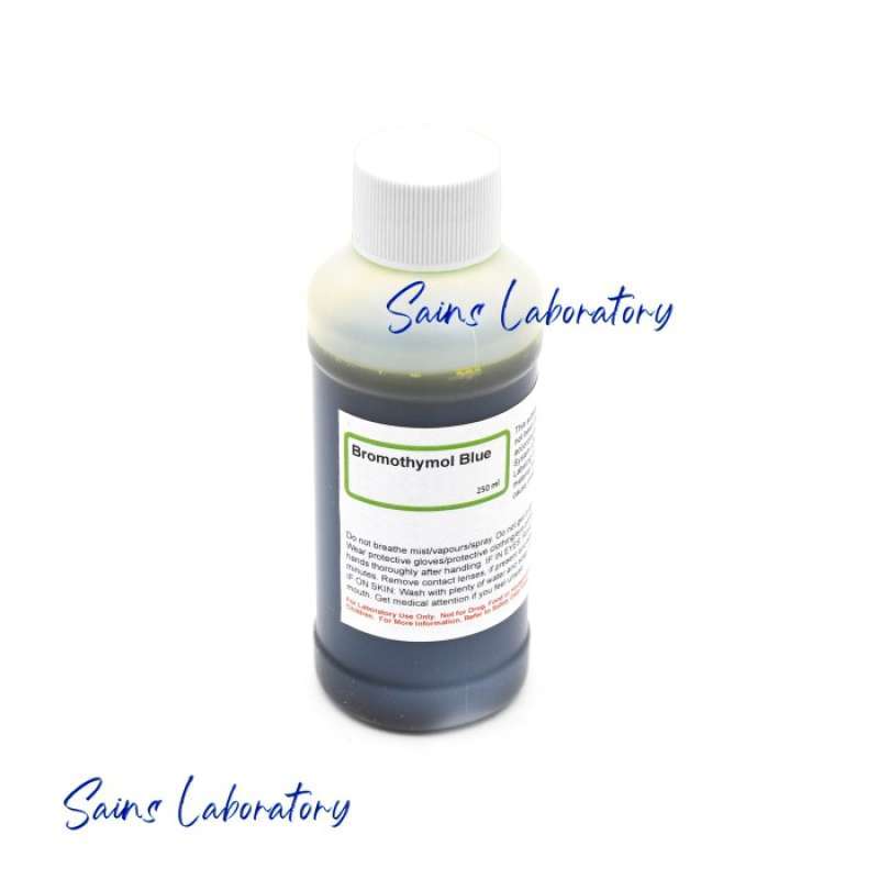Promo Indikator Bromothymol Blue 250 ml Indicator Bromotimol Biru BTB ...