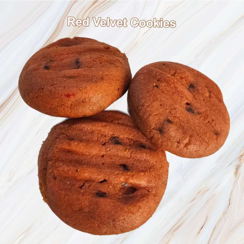 Jual Red Velvet Cookies dengan Choco Chips di dalamnya - 500gr di ...