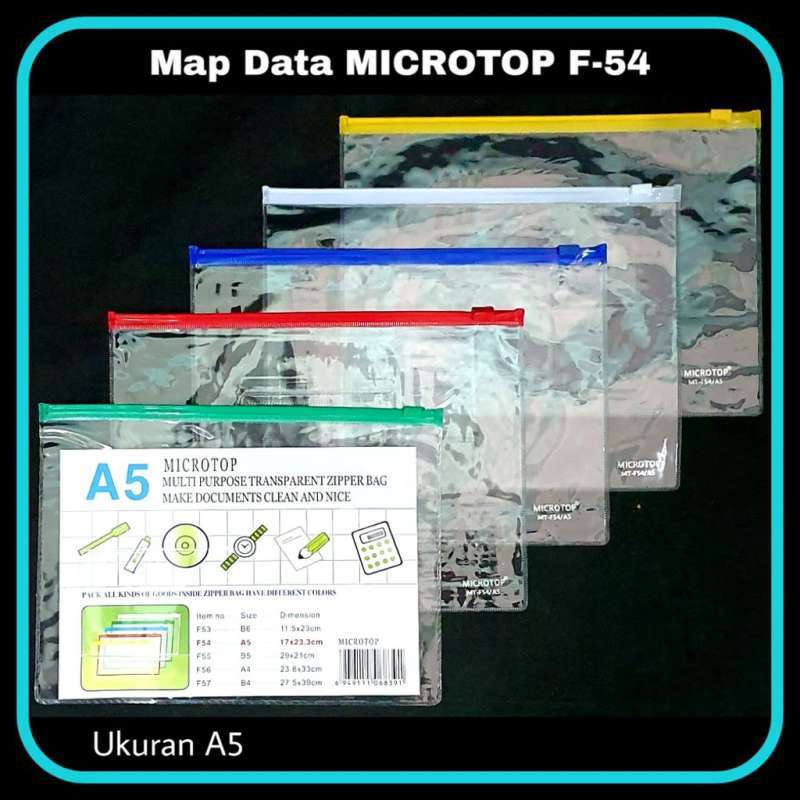 Jual SOS Map Data Amplop MICROTOP F-54-A5 / Map Data / Map Dokumen/Map ...