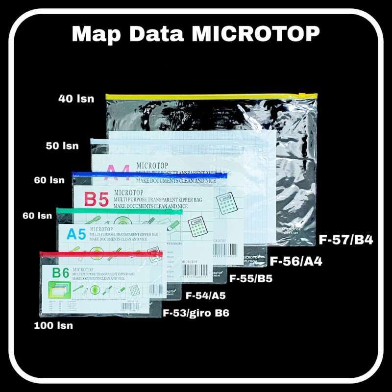 Jual Sos Map Data Amplop Microtop F-54-a5 / Map Data / Map Dokumen/map ...