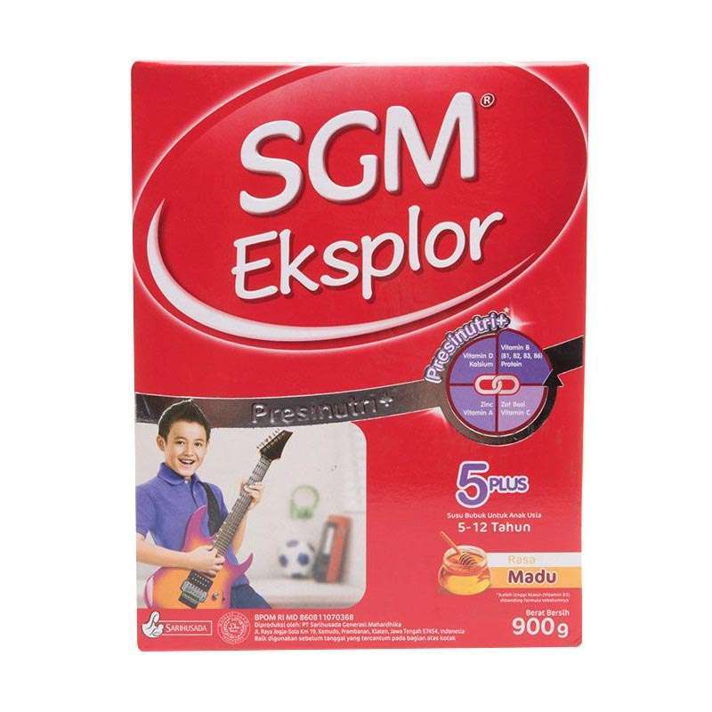 Jual SGM Eksplor 5+ Madu Susu Formula [900 gr] di Seller Rafflesia Mart ...