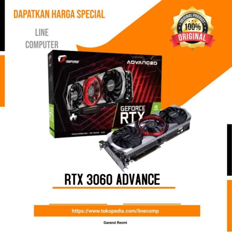 Promo VGA Colorful Geforce RTX 3060 Advanced OC 12GB - 12 GB GDDR6 ...