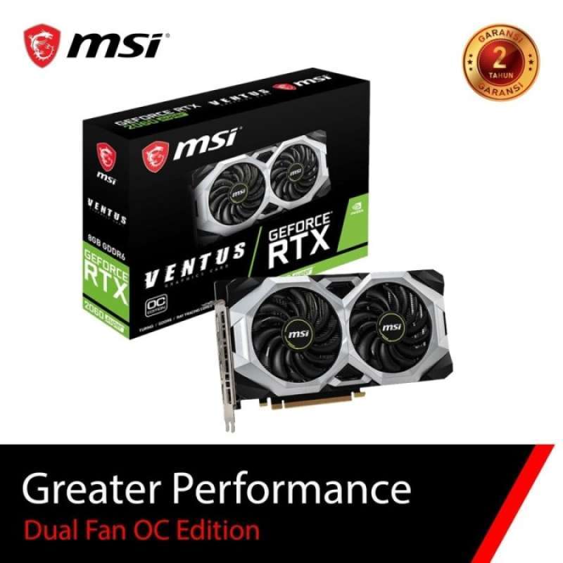 Promo MSI GeForce RTX 2060 Super VENTUS GP OC 8GB GDDR6 Diskon 23% di ...