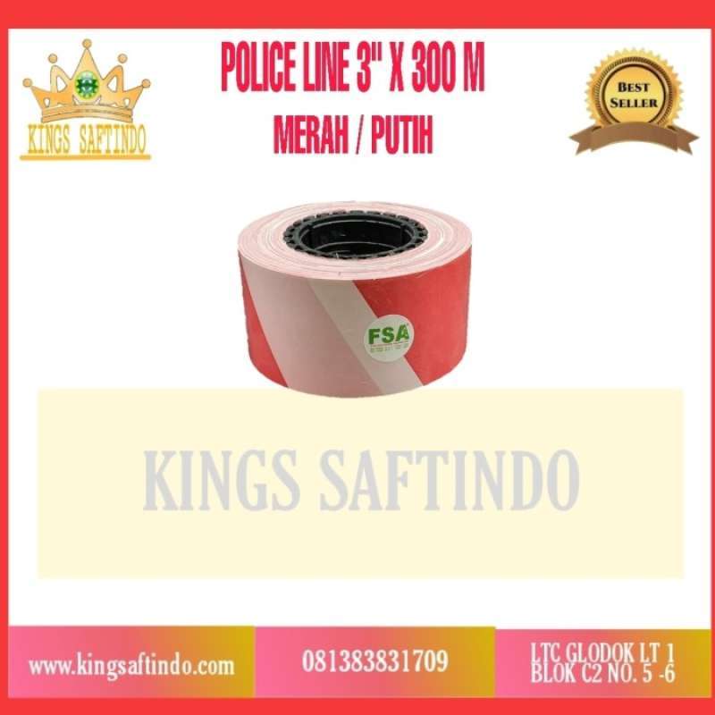 Promo POLICE LINE GARIS PEMBATAS MERAH PUTIH Diskon 23% di Seller Axie ...