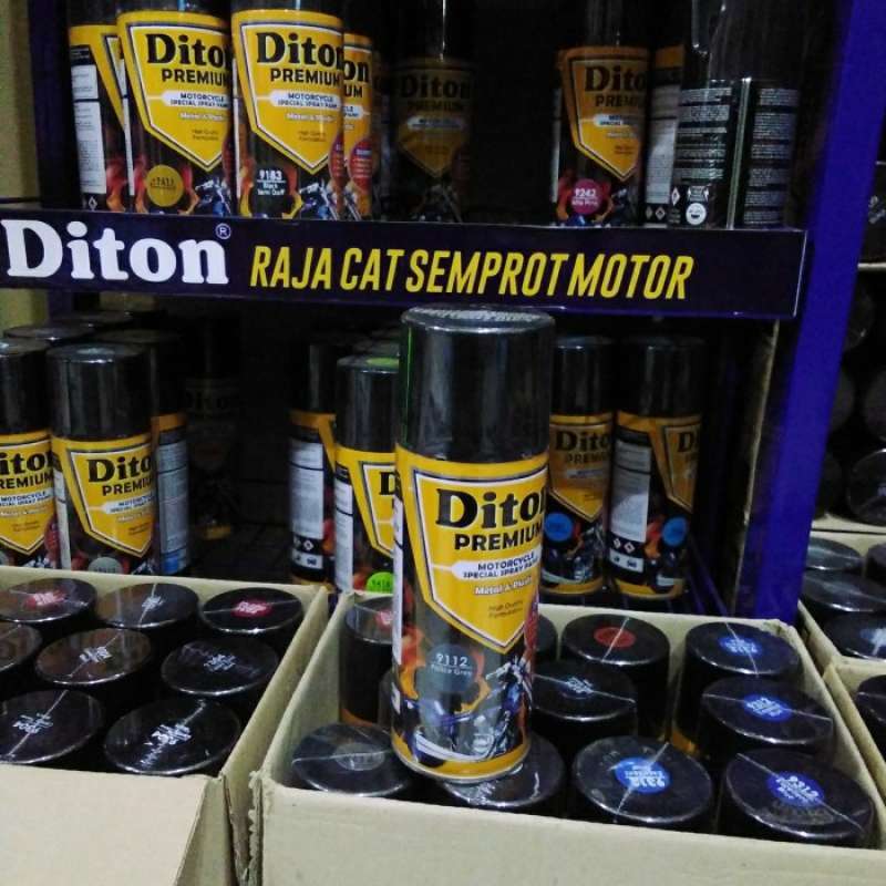 Jual cat diton premium 9112 police grey di Seller Taylaa Shop - Kab ...
