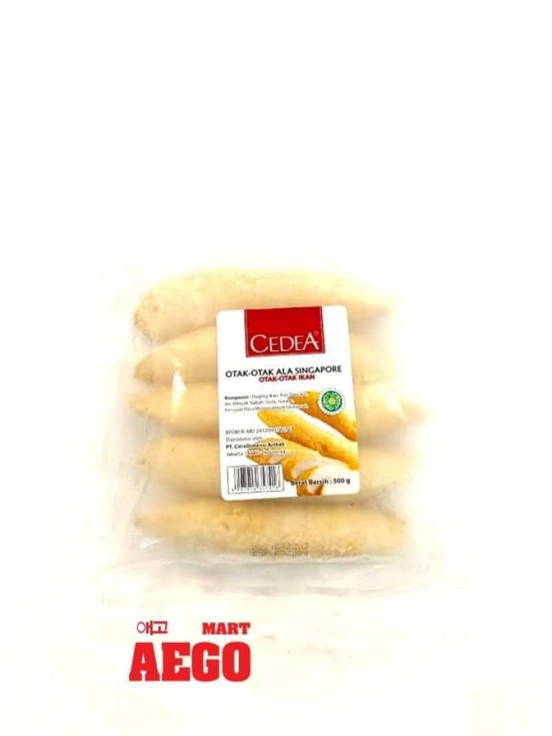Jual CEDEA OTAK OTAK ALA SINGAPORE 500GR OTAK OTAK OLAHAN IKAN ALA ...