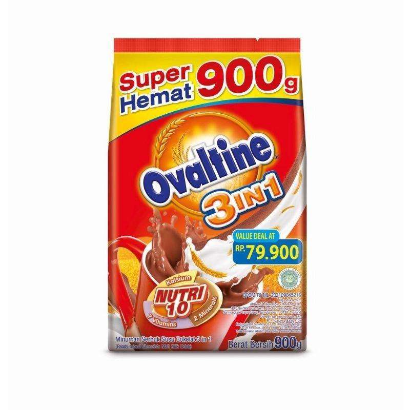 Jual ovaltine 3 in 1 nutri 10 900gram/ovaltine di Seller Sollah cell ...