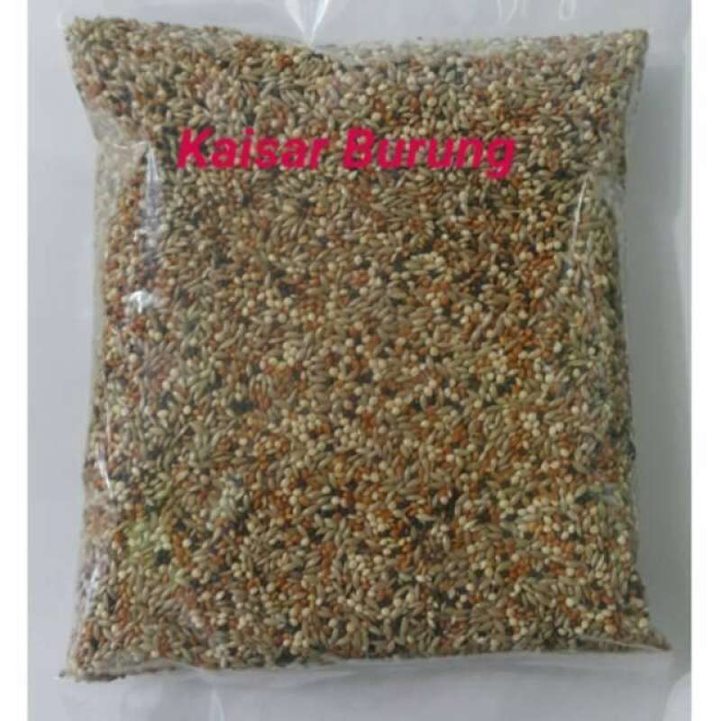 Jual Pakan Burung Kenari Finch Lengkap Canarysed Biji Sawi Milet Putih ...